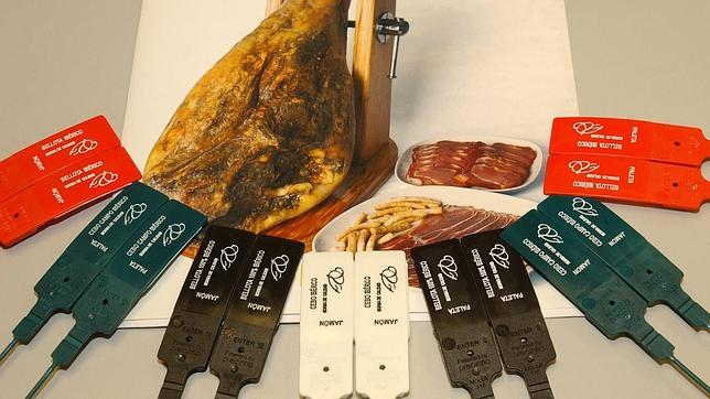¿Qué significan los colores de los precintos del jamón? - Enterate Delicias